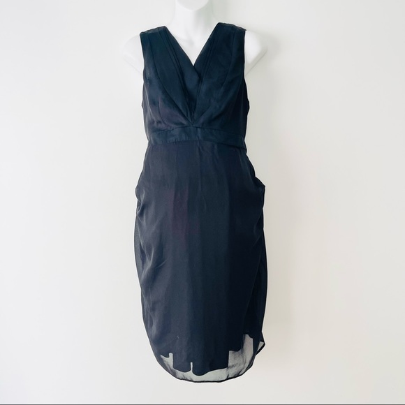 ASOS | Dresses | Asos Maternity Black Vneck Crepe Sheath Dress | Poshmark